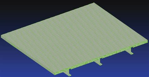 The Finite Element Model Of The Slab Fragment а Lira Sapr B Nastran