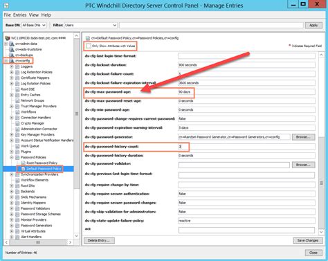 Solved How Do I Set The Password Validity Period Ptc Community