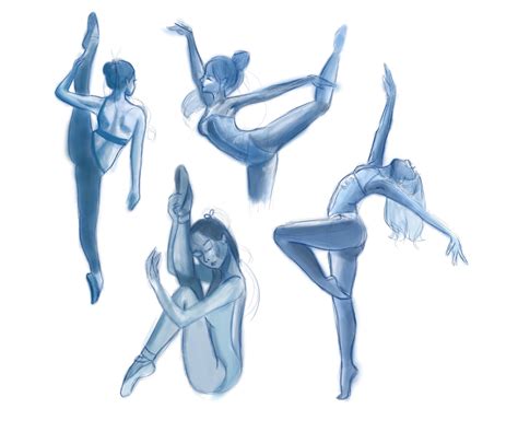 Artstation Ballet Poses Study