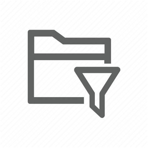 Filter Folder Funnel Icon Download On Iconfinder