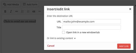 How To Add A Clickable Link To Text In Wordpress Themewaves