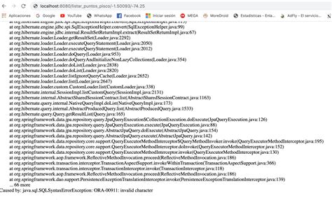Realizar un query en Spring boot y Oracle 11g Stack Overflow en español