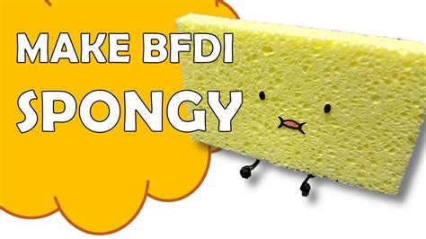 How To Make Spongy Of Battle For Dream Island Bfdi Youtube