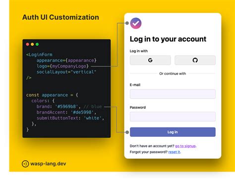 wasp auth ui the first full stack auth with self updating forms wasp