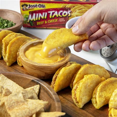 Beef And Cheese Mini Tacos 162oz Jose Ole