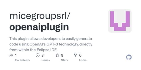 GitHub Micegroupsrl Openaiplugin This Plugin Allows Developers To Easily Generate Code Using