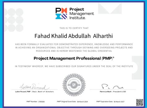 Fahad Alharthi Pmp® On Linkedin Pmp Projectmanagement Project Management