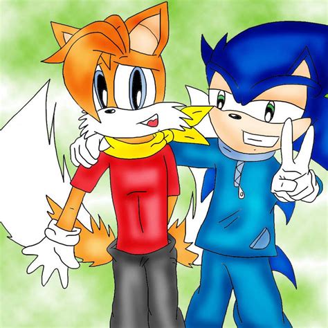 Friends Sonic And Tails By Lildude On Deviantart
