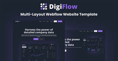 DigiFlow Website Page Template For Webflow DigiFlow Website Page Template For Webflow