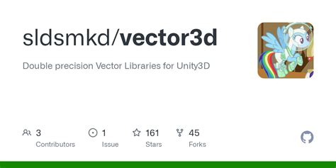 Github Sldsmkdvector3d Double Precision Vector Libraries For Unity3d