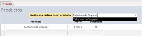 ¿como Filtrar Combox Con Consulta Microsoft Access