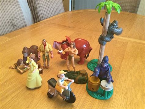 Mcdonalds Happy Meal Tarzan 1999 Toys Rare Complete Set £1112