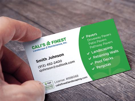 Calis Landscaping Business Card By David Krasniy On Dribbble