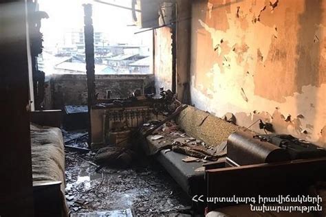 Հրդեհ Երվանդ Քոչարի փողոցի բնակարաններից մեկում