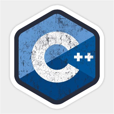 C Programming Language Sticker Vintage Design
