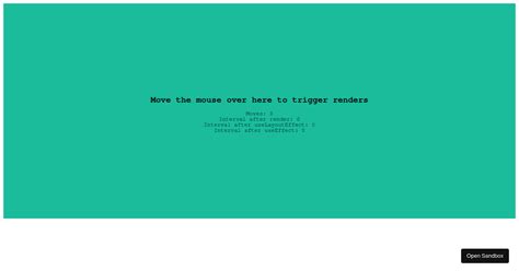 React Life Cycle And Intervals In Concurrent Mode Codesandbox