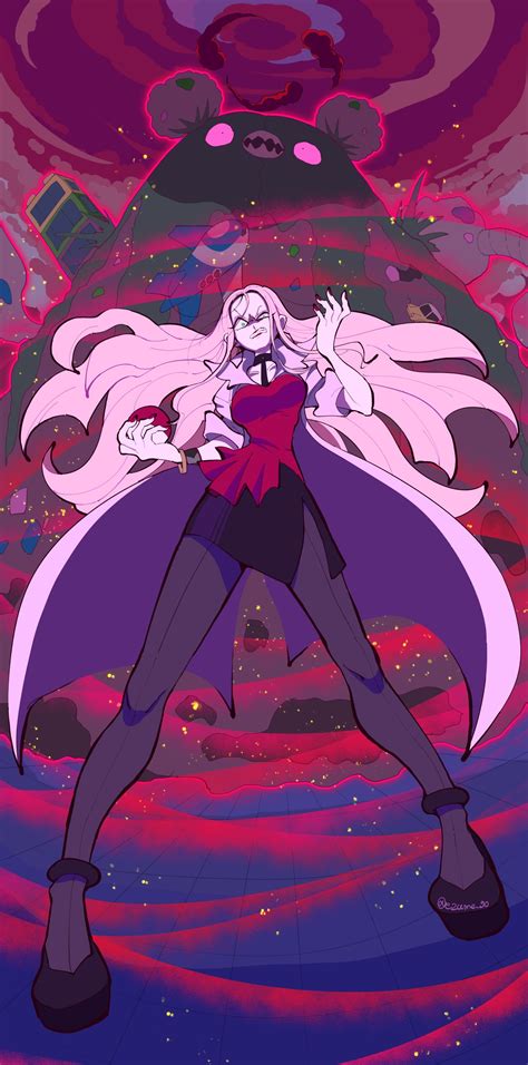 Oleana Garbodor And Gigantamax Garbodor Pokemon And 1 More Drawn By