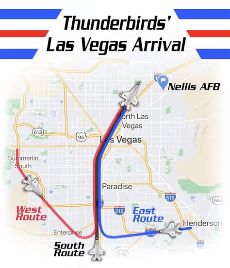 Thunderbirds Fly Over Las Vegas Valley Monday Afternoon Klas