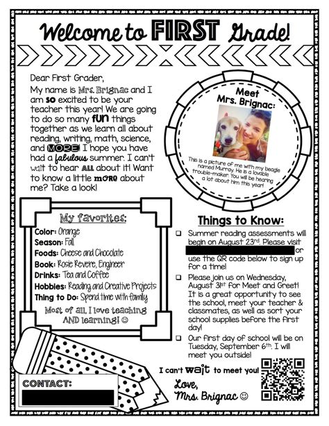Welcome Letter Template For Teachers