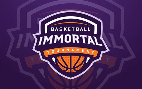 Immortal Basketball Club Logo Template For Sports Team And Tournament