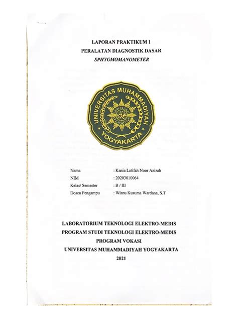 Kania Latifah Noor Azizah 064 B Laporan Praktikum