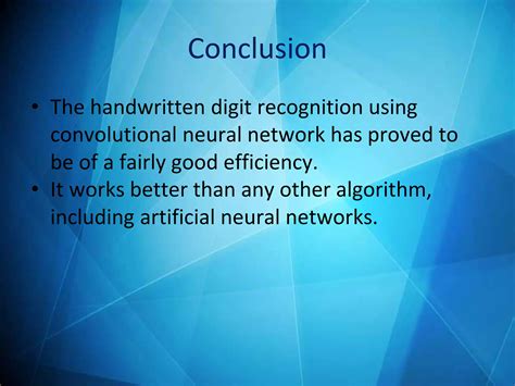 Handwritten Digit Recognitionconvolutional Neural Network Ppt Pptx
