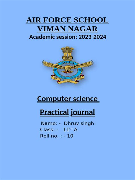 Xi A 10 Dhruv Singh Pdf Computer Science Software Engineering