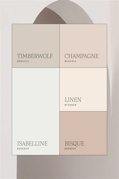 Minimalist Color Palette Minimal Nude Nude Tones Color Pallets