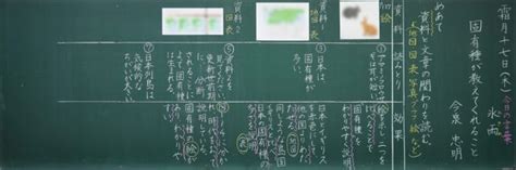 小5国語固有種が教えてくれること京女式板書の技術みんなの教育技術