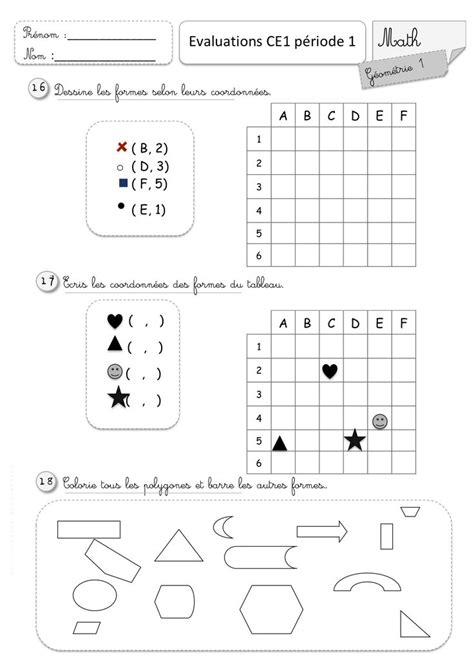 Evaluation Ce1 Ce1 Exercice Ce1