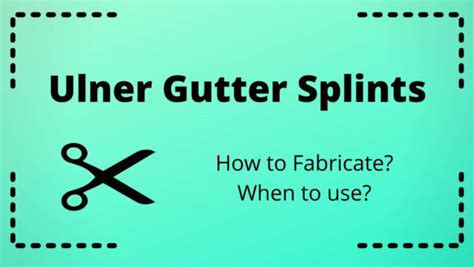 Ulnar Gutter Splint Uses And Fabrication For Hand Therapy Otfocus