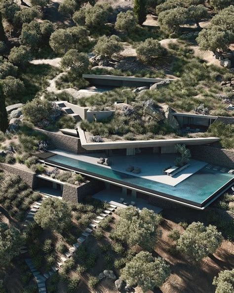 Modern Ranch Style Homes Contemporary Modern House On Property Line