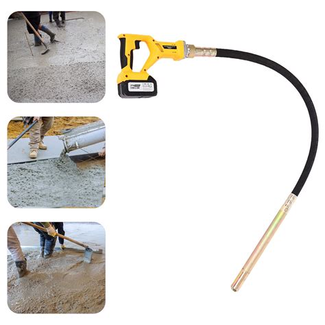 Yellow 2000rpm Concrete Vibrating Tool Hand Held Vibrating Tool 492ft