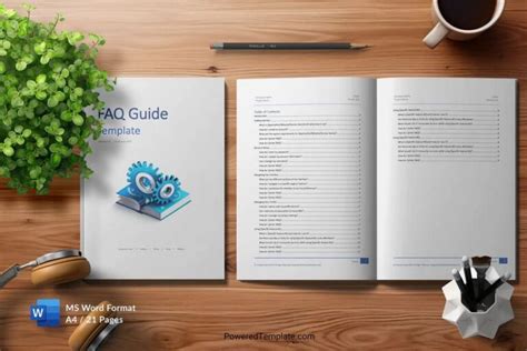 5 Best MS Word Templates To Create FAQ Guides PoweredTemplate Blog