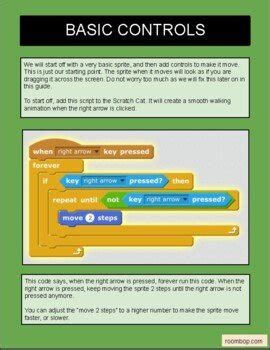 Create Smooth Sprite Movement And Ground Guide In Scratch