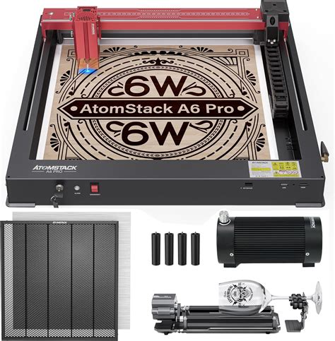 Atomstack A6 Pro Kit Delux Include 6w Laser Engraver Air Assist And Honeycomb For