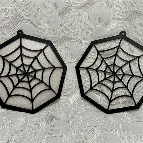 3d Printable Stained Glass Rose Cathedral And Spiderweb Hanging