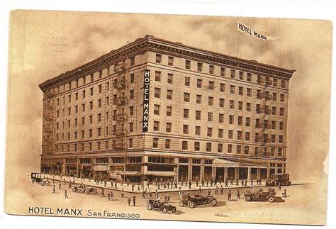 Judys Postcards Plus Hotel Manx San Francisco California Postcard