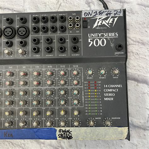 Peavey Unity Series 500 Mixer Evolution Music