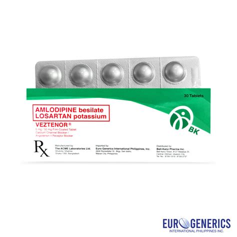 Veztenor ® 5 50 Mg Eurogenerics
