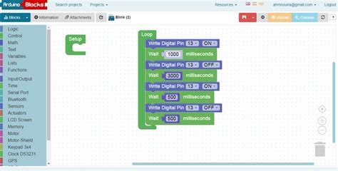 How To Use Arduinoblocks 6 Steps Instructables