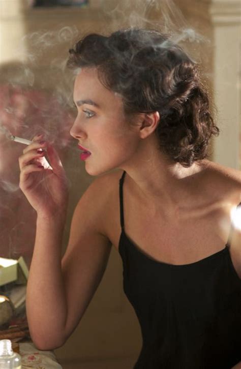 Keira Knightley In Atonement 2007 Women Smoking Keira Knightley