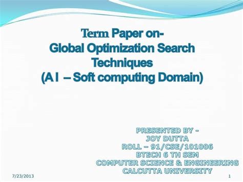 Introduction To Optimizationppt