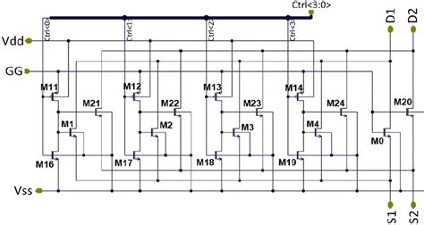Digitally Controlled Twin Nmos Transistor Download Scientific Diagram