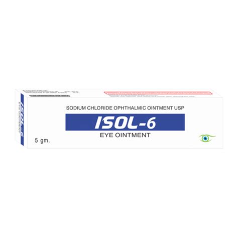 Isol 6 Eye Ointment Pharmtak Ophthalmics I Pvt Ltd