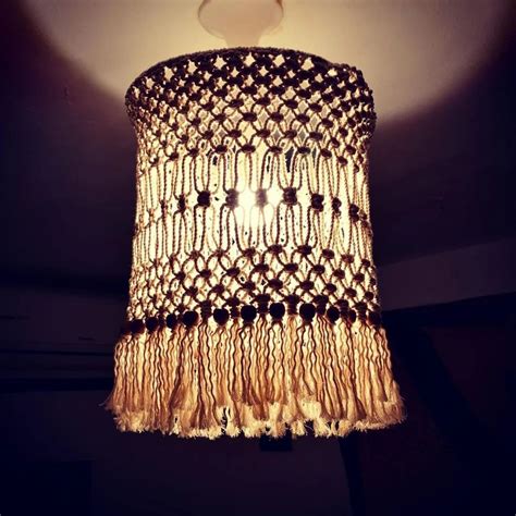ED Cotton Macrame Hanging Lamp Shades For Decoration At Rs 200 Piece In Noida