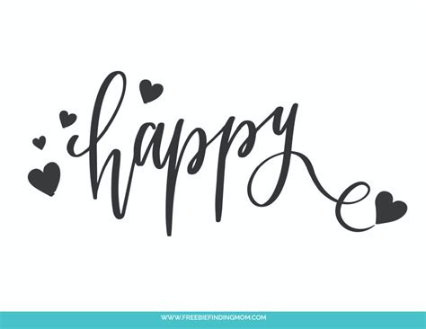 Writing Happy With Cursive Letters Printable
