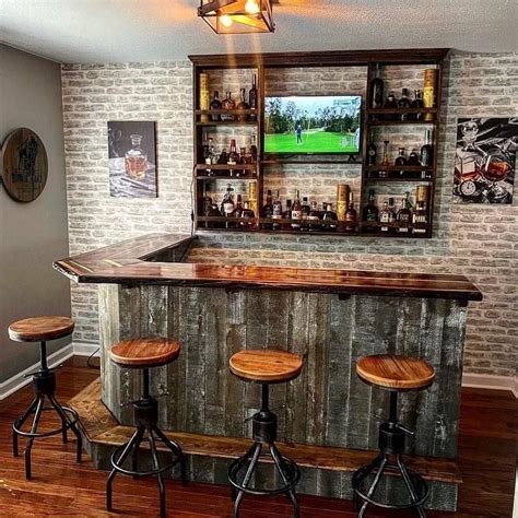 Rustic Basement Bar Basement Bar Plans Basement Bar Designs Home Bar Designs Basement