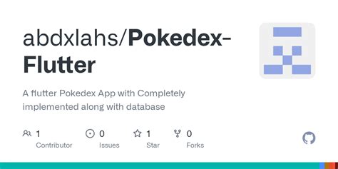 Github Abdxlahspokedex Flutter A Flutter Pokedex App With