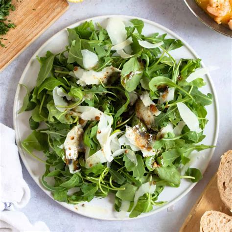 Easy Rocket And Parmesan Salad Effortless Foodie